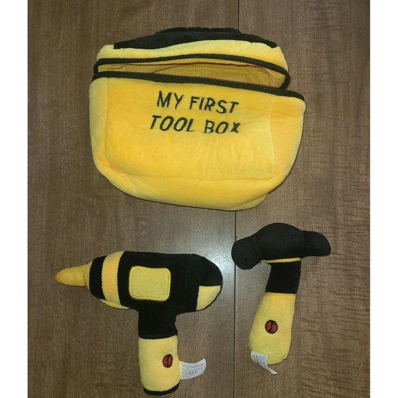 Plush Creations | Toys | My First Tool Box Plush Toy Tool Set With ...